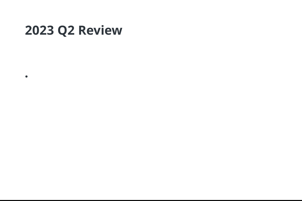 2023 Q2 Review | KODINGWARRIOR QUEST